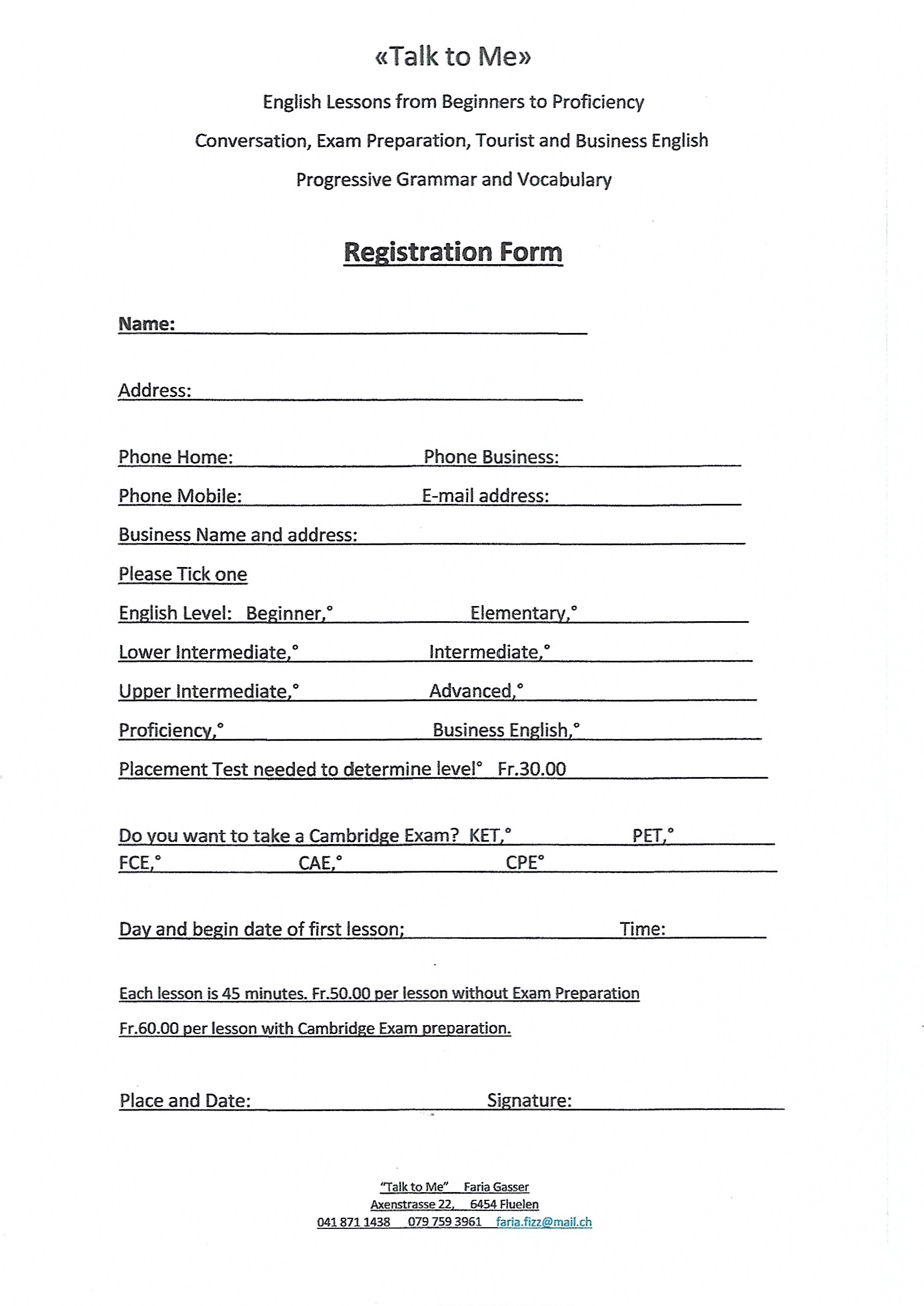 PDF Enrollment/Sign-up Form - FariaGasser-globalenglish.com